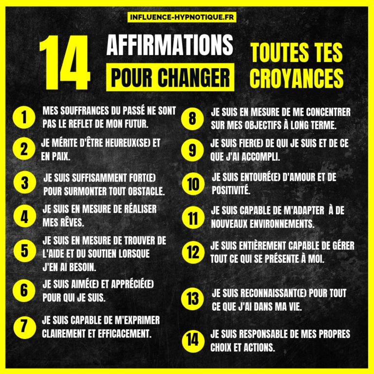 201 affirmations positives pour changer sa vie au quotidien